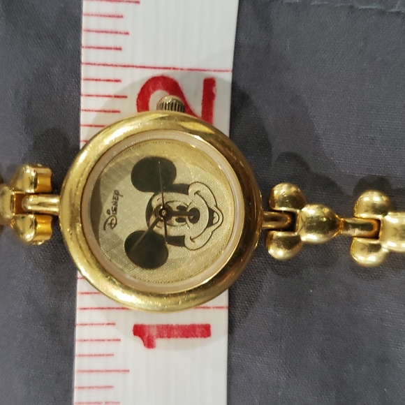 Disney | Accessories | Mickey Mouse Gold Watch | Poshmark